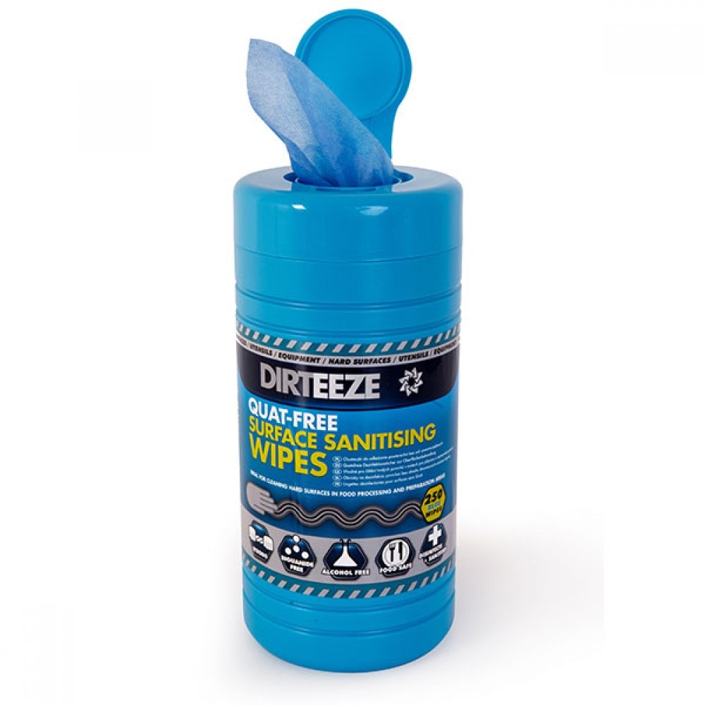Dirteeze Surface Sanitising Wipes - CleanFast.ie